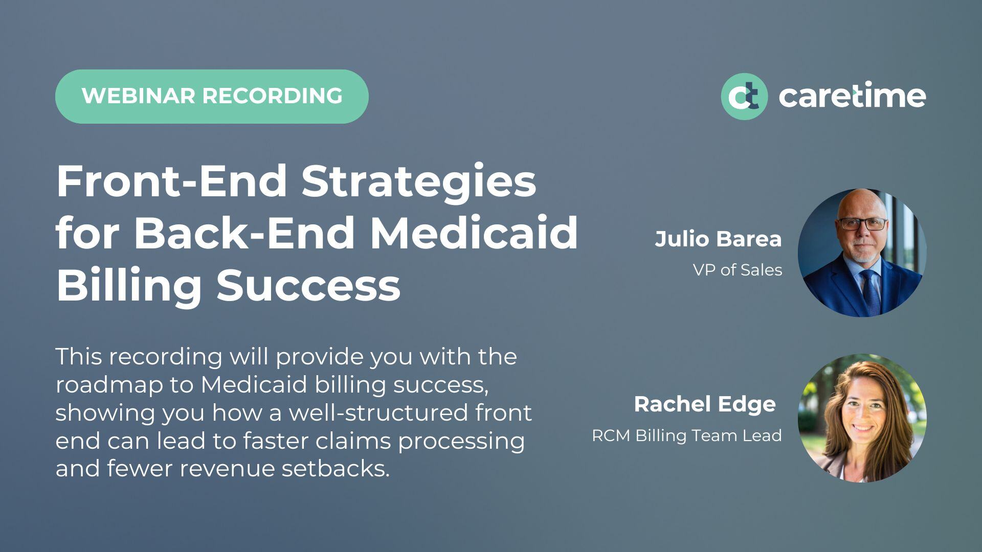 Front-End Strategies for Back-End Medicaid Billing Success - Download Form